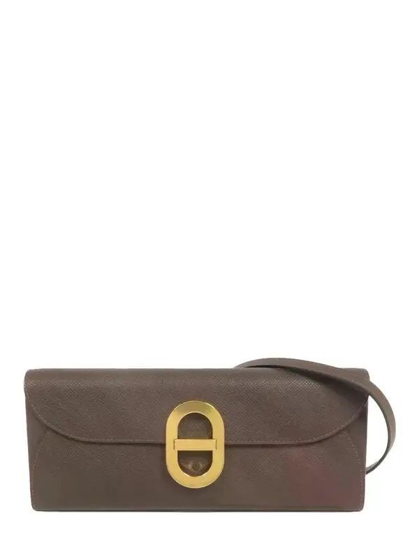 Hermès 2024 Maillon To Go Epsom Shoulder Bag - Brown