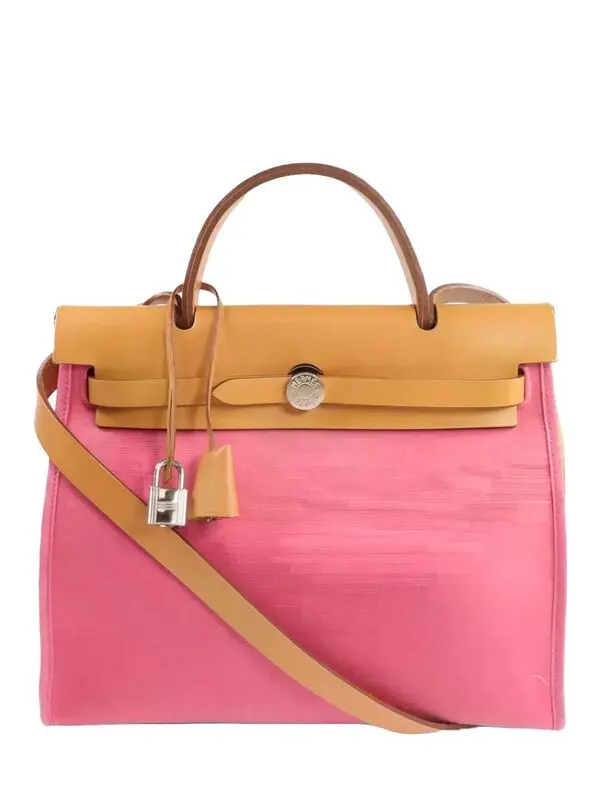 Hermès Herbag Pm Tote Bag - Pink