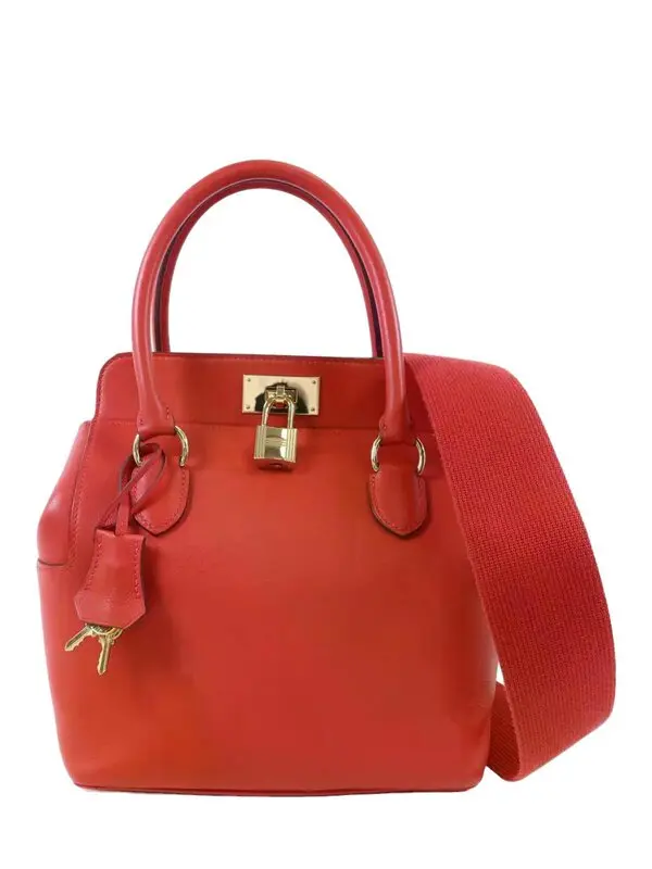 Hermès 2018 20 Tool Box Tote Bag - Red
