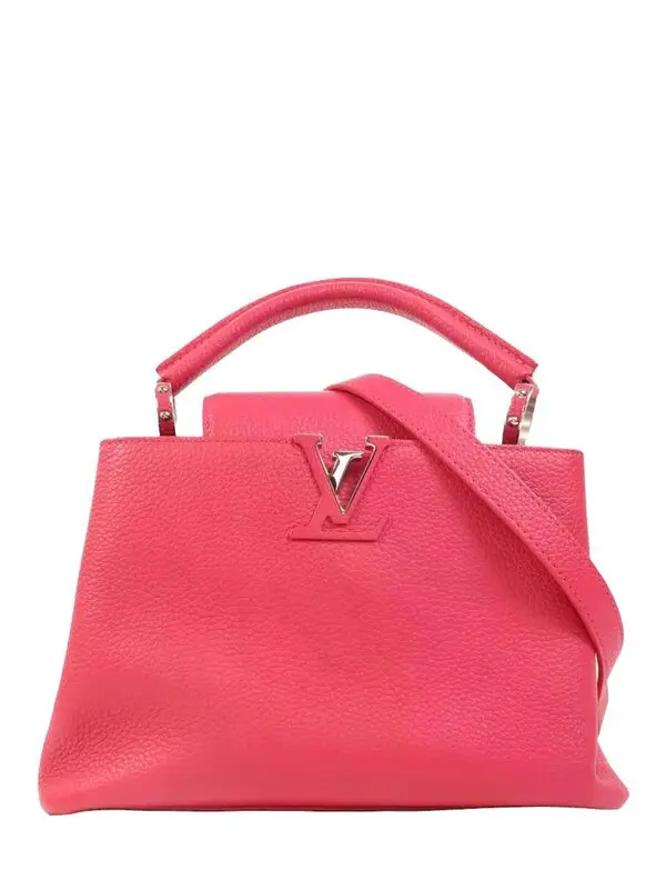 LOUIS VUITTON Capucines Bb Tote Bag - Pink