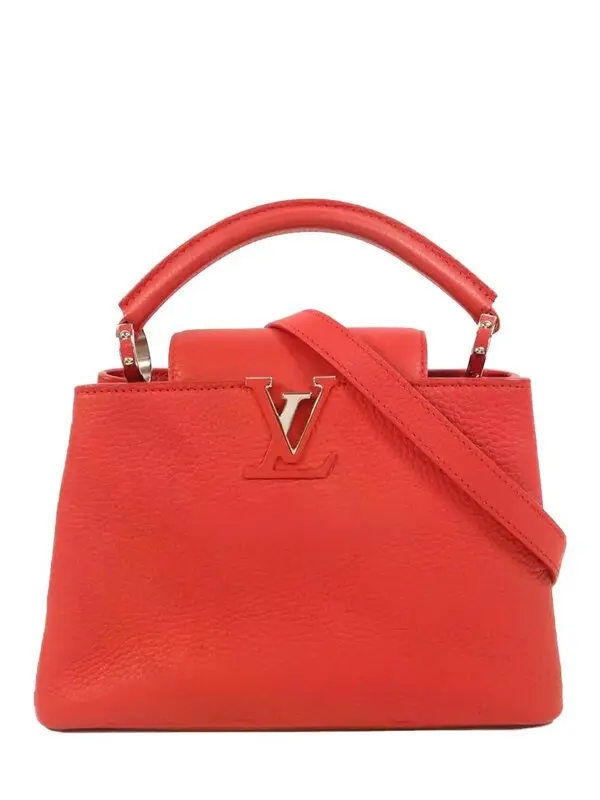 LOUIS VUITTON Bb Capucines Handbag - Red