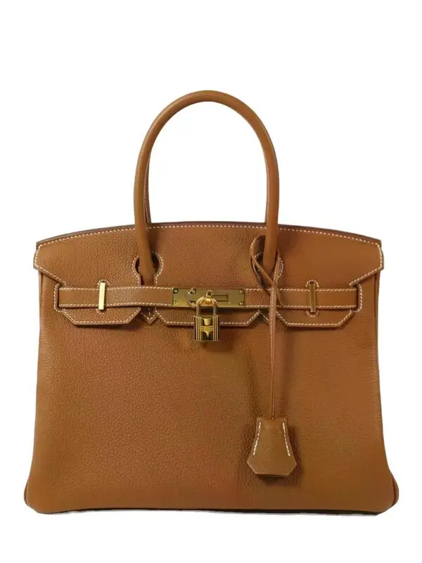 Hermès 30 Birkin Leather Handbag - Brown