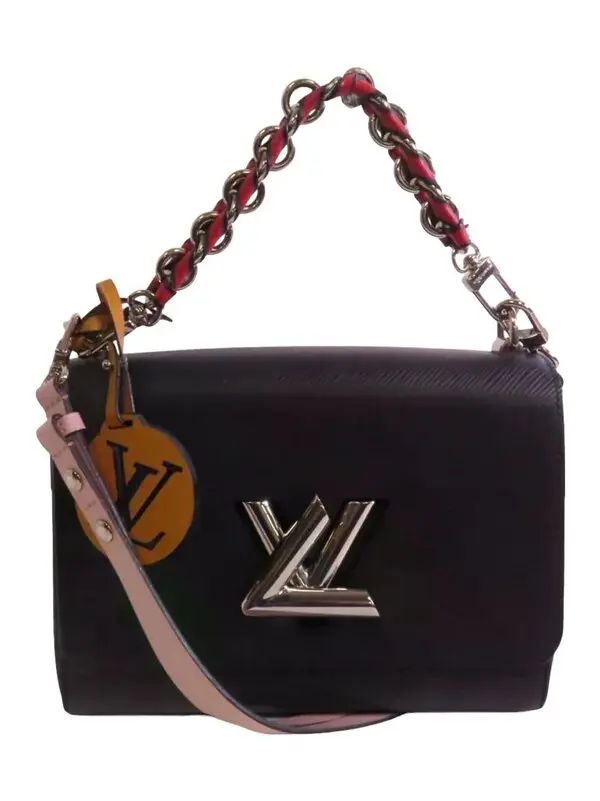 LOUIS VUITTON Twist Epi Leather Shoulder Bag - Black