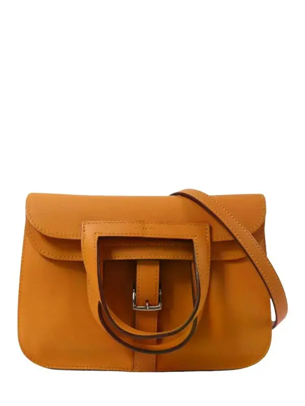 Hermès Mini Halzan Shoulder Bag - Orange