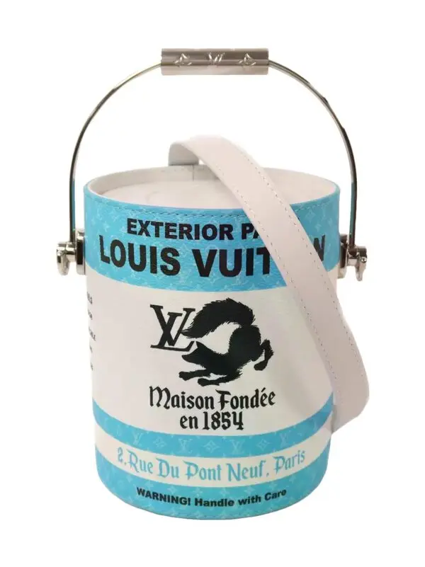 LOUIS VUITTON Paint Can Shoulder Bag - White