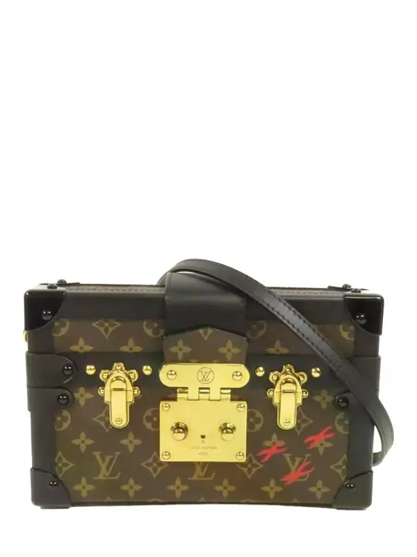 LOUIS VUITTON Petite Malle Cross-body Bag - Brown