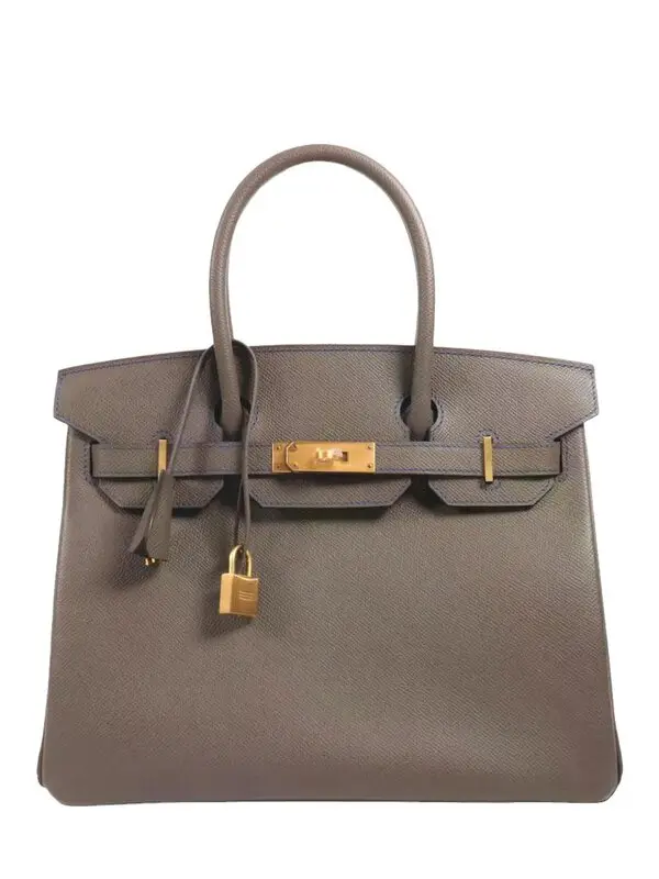 Hermès Birkin 30 Leather Handbag - Grey