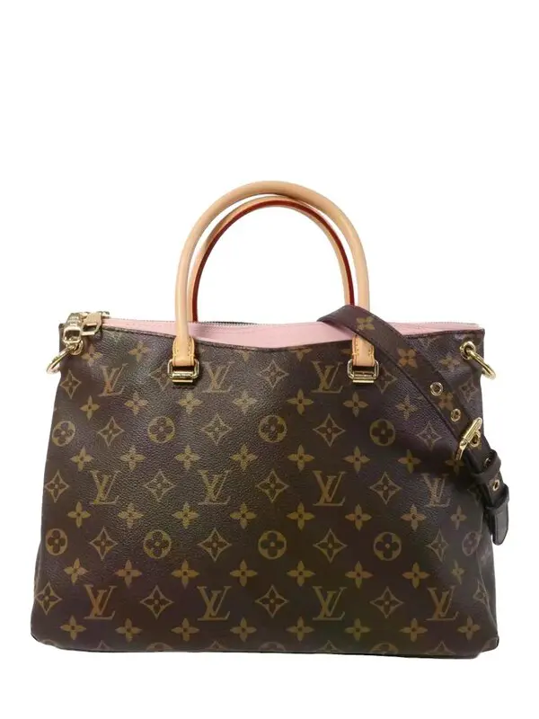 LOUIS VUITTON Monogram Pallas Shoulder Bag - Brown