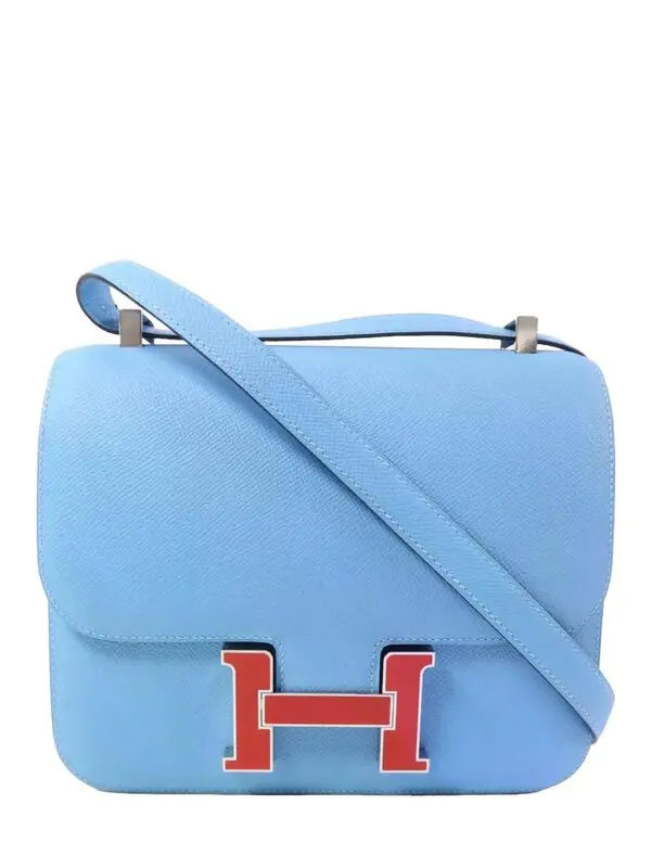 Hermès 24 Constance Shoulder Bag - Blue