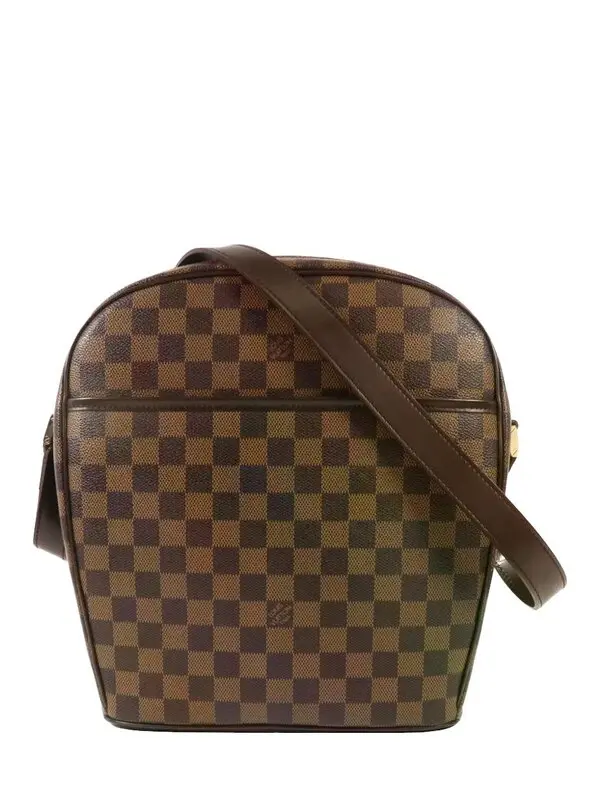 LOUIS VUITTON Damier Ebene Ipanema Shoulder Bag - Brown