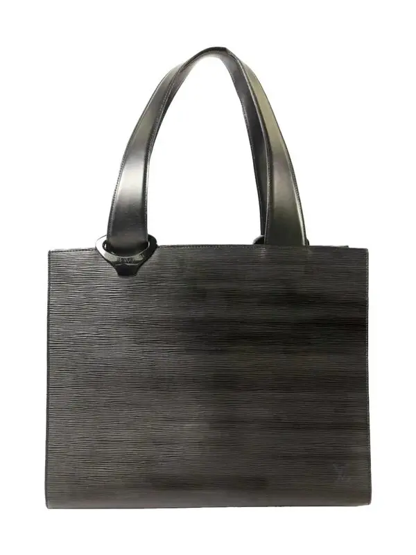 LOUIS VUITTON Gemo Leather Tote Bag - Black