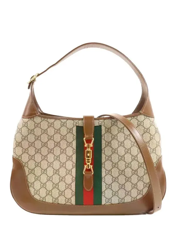 Gucci Jackie 1961 Gg Shoulder Bag - Neutrals