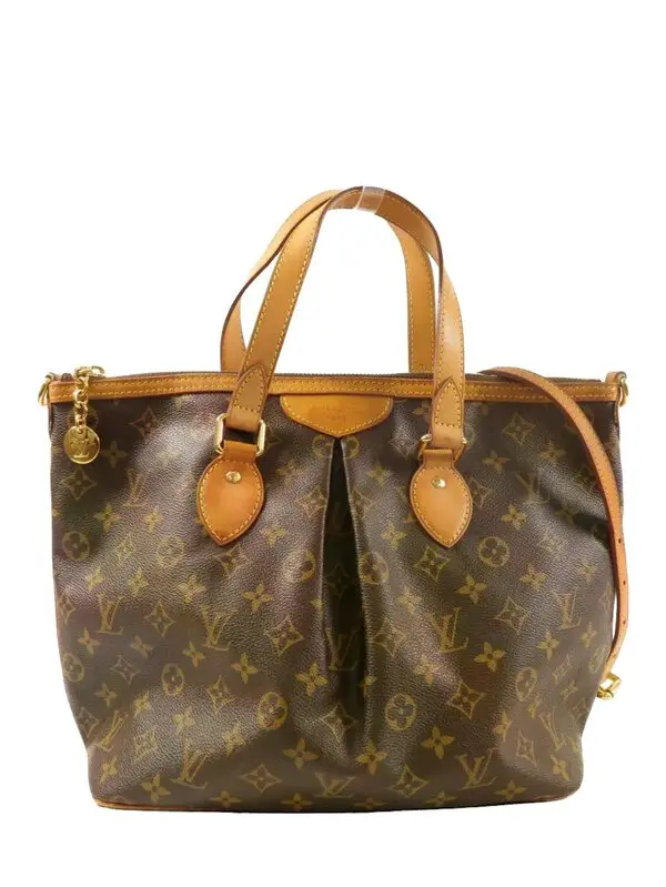 LOUIS VUITTON Monogram Palermo Shoulder Bag - Brown