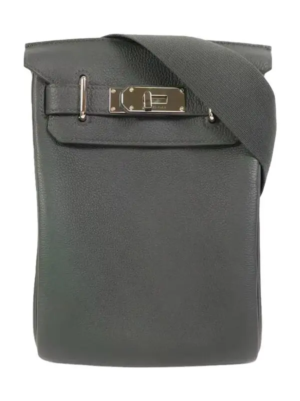 Hermès Hac A Dos Pm Leather Backpack - Green