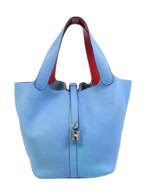Hermès Mm Picotin Tote Bag - Blue