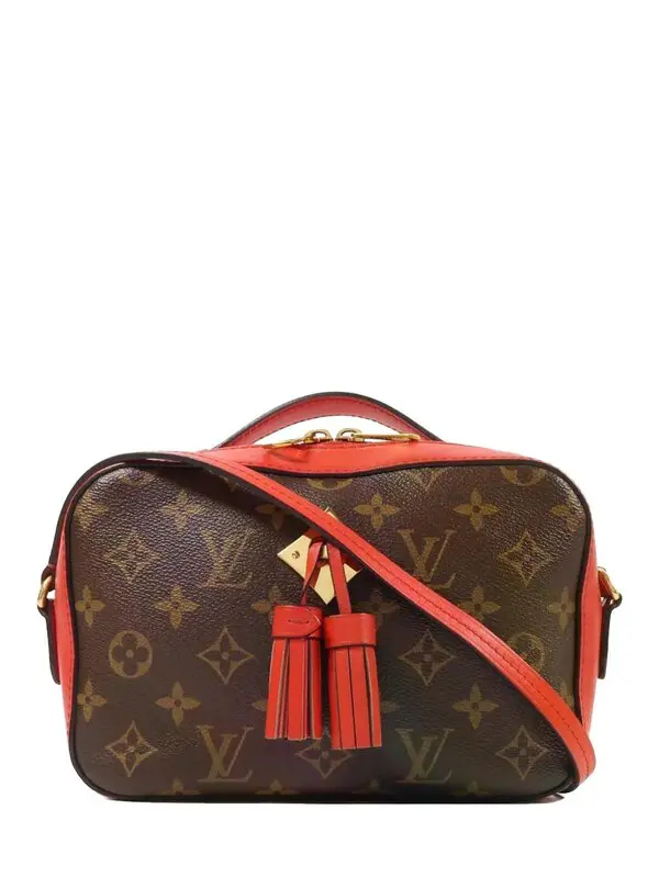 LOUIS VUITTON Monogram Saintonge Handbag - Brown