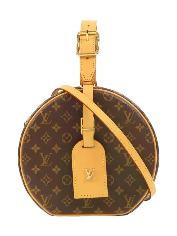 LOUIS VUITTON Petite Boite Chapeau Monogram Bag - Brown