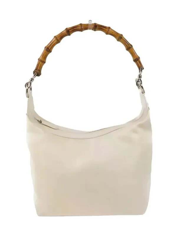 Gucci Bamboo Handle Shoulder Bag - Neutrals