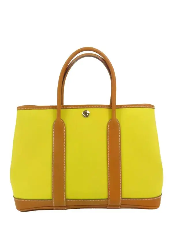Hermès Garden Party Tpm Tote Bag - Yellow