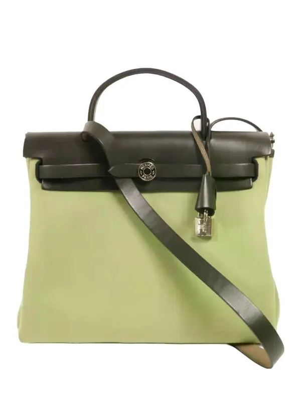 Hermès Herbag Pm Tote Bag - Green