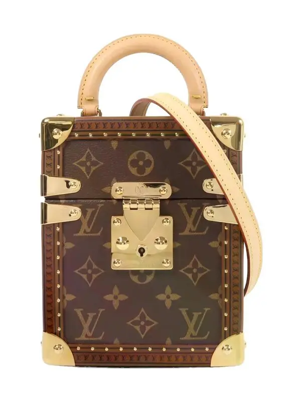LOUIS VUITTON Monogram Camera Box Tote Bag - Brown