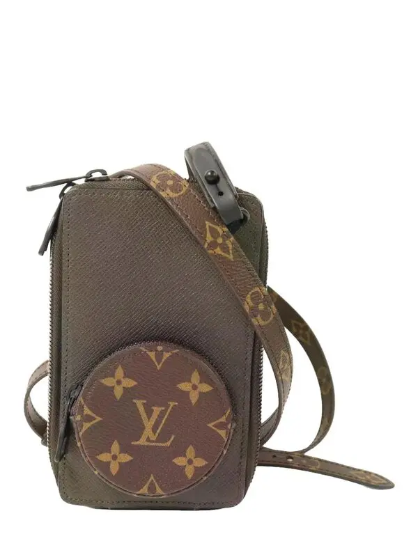 LOUIS VUITTON Taigarama Phone Box Handbag - Brown