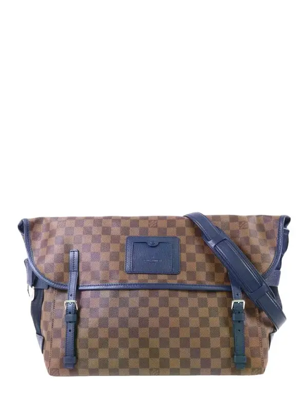 LOUIS VUITTON Damier Ebene Buzas Shoulder Bag - Brown