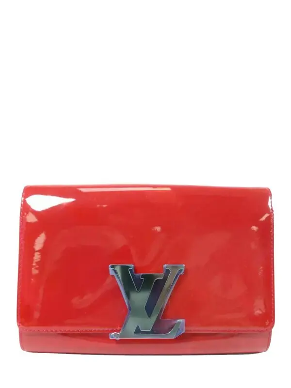 LOUIS VUITTON Patent Leather Clutch Bag - Red