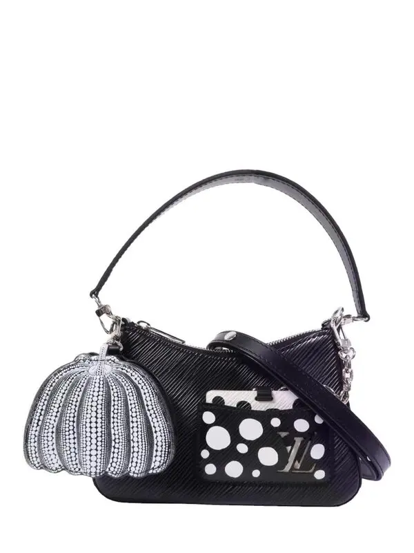 LOUIS VUITTON X Yayoi Kusama Marellini Two-way Handbag - Black