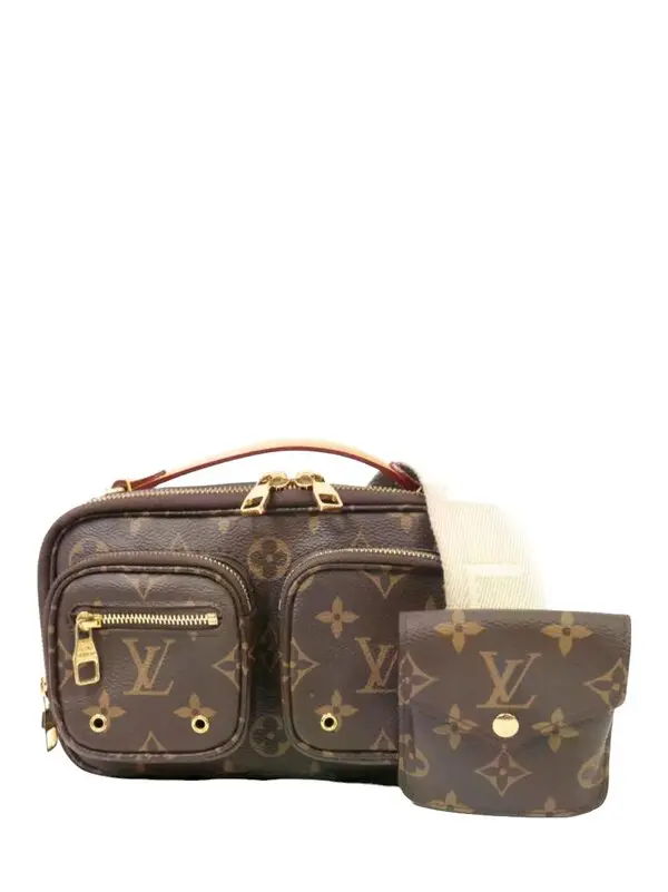 LOUIS VUITTON Monogram Utility Two-way Handbag - Brown