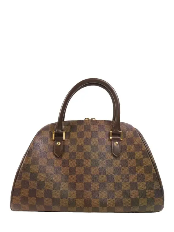 LOUIS VUITTON Damier Ebene Riverya Tote Bag - Brown