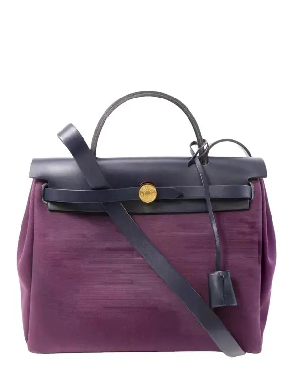 Hermès Herbag Pm Shoulder Bag - Purple