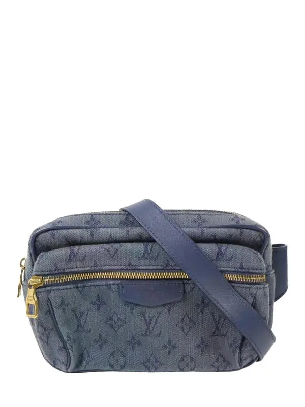 LOUIS VUITTON Monogram Denim Belt Bag - Blue