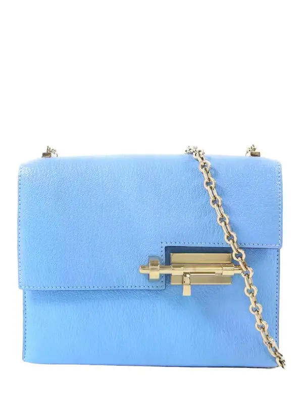 Hermès Mini Verrou Chain Shoulder Bag - Blue