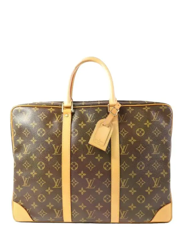 LOUIS VUITTON Porte Documents Voyage Pm Briefcase - Brown