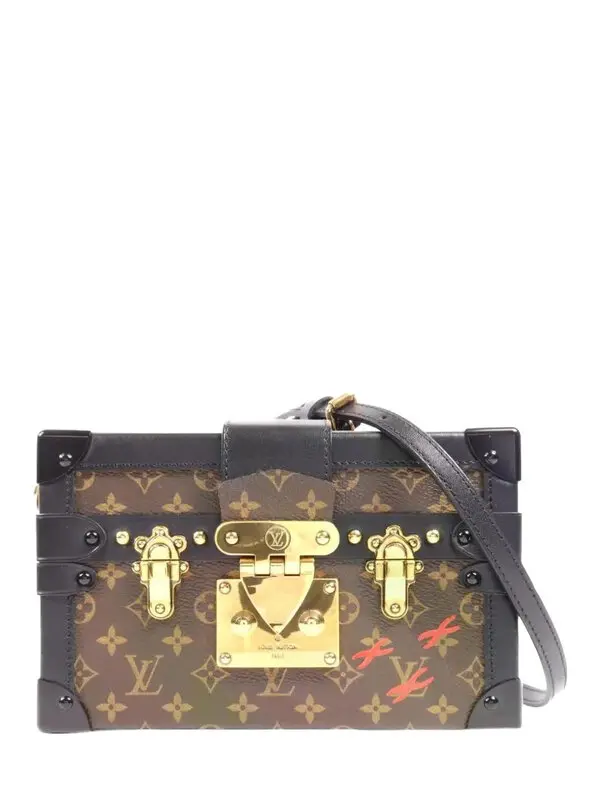 LOUIS VUITTON Petite Malle Shoulder Bag - Brown