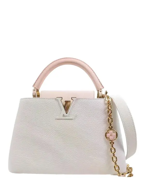 LOUIS VUITTON Capucines Handbag - White