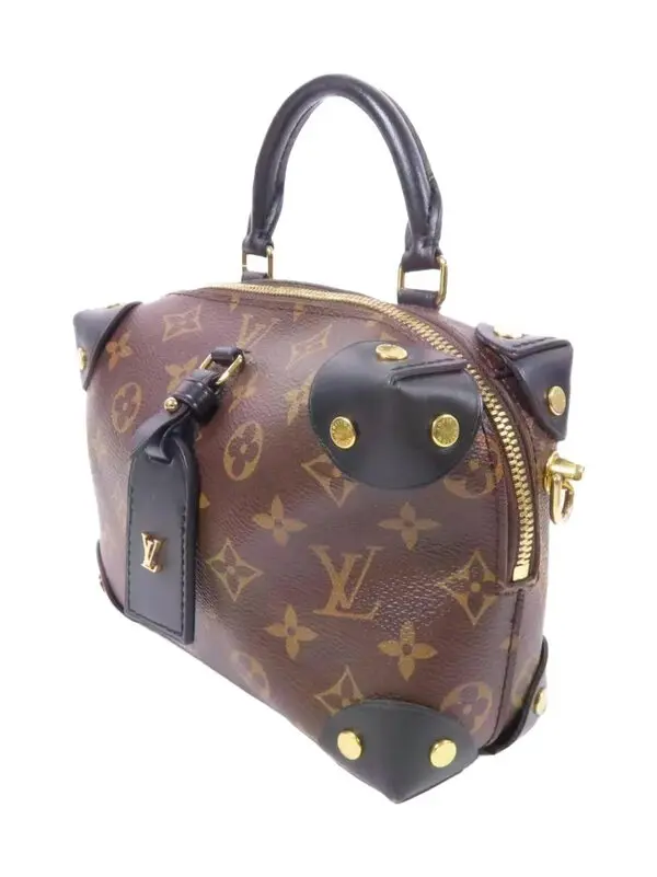 LOUIS VUITTON Petite Malle Souple Two-way Handbag - Brown