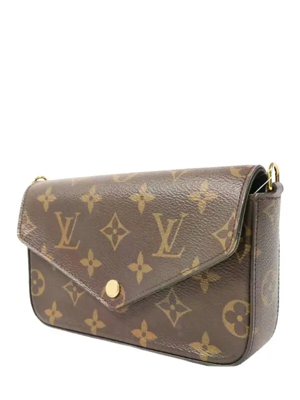LOUIS VUITTON Pochette Félicie Strap & Go Shoulder Bag - Brown