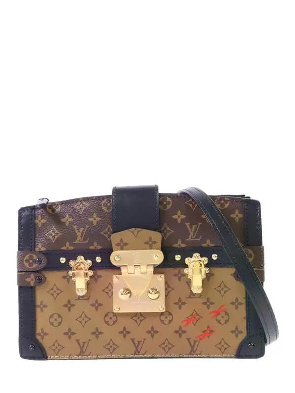 LOUIS VUITTON Reverse Trunk Monogram Canvas Clutch Bag - Neutrals