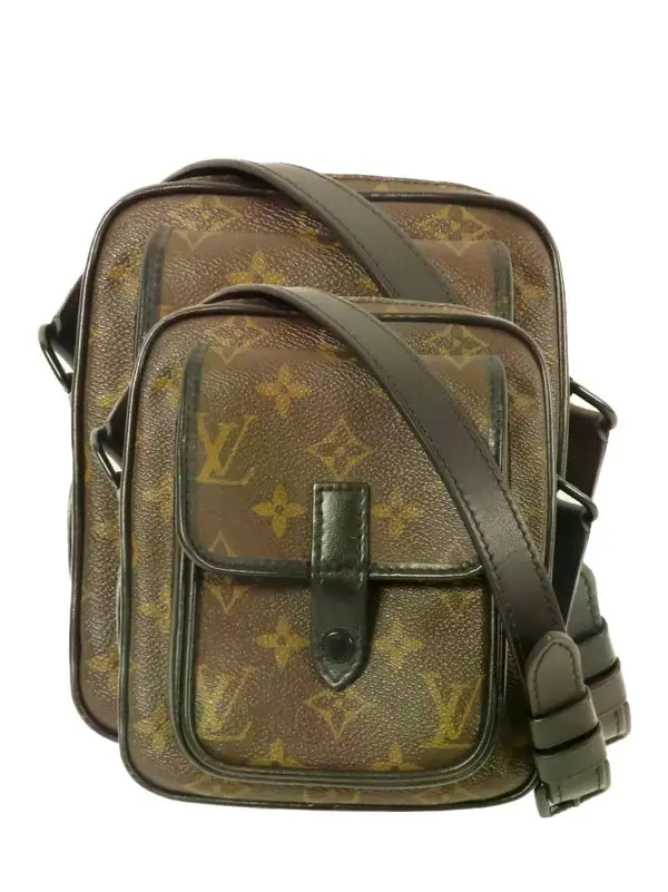 LOUIS VUITTON Christopher Monogram Macassar Tote Bag - Brown
