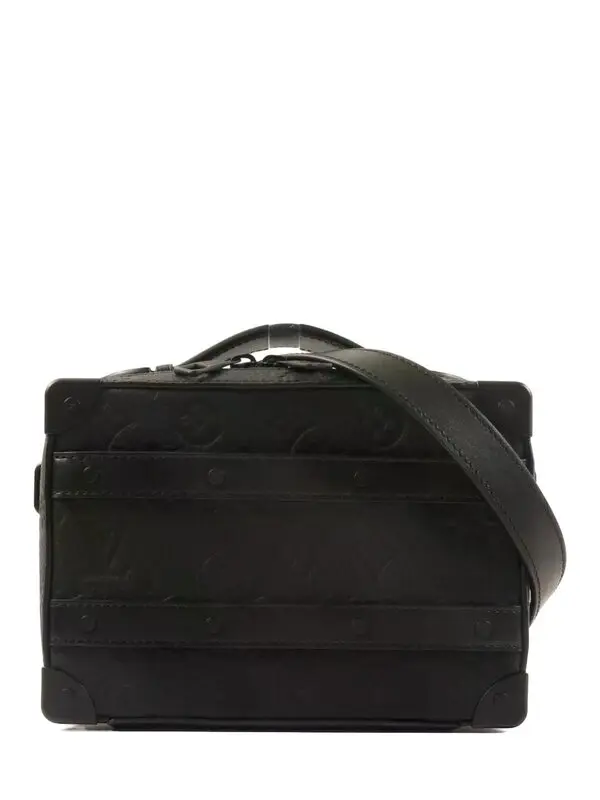 LOUIS VUITTON Monogram Soft Trunk Shoulder Bag - Black