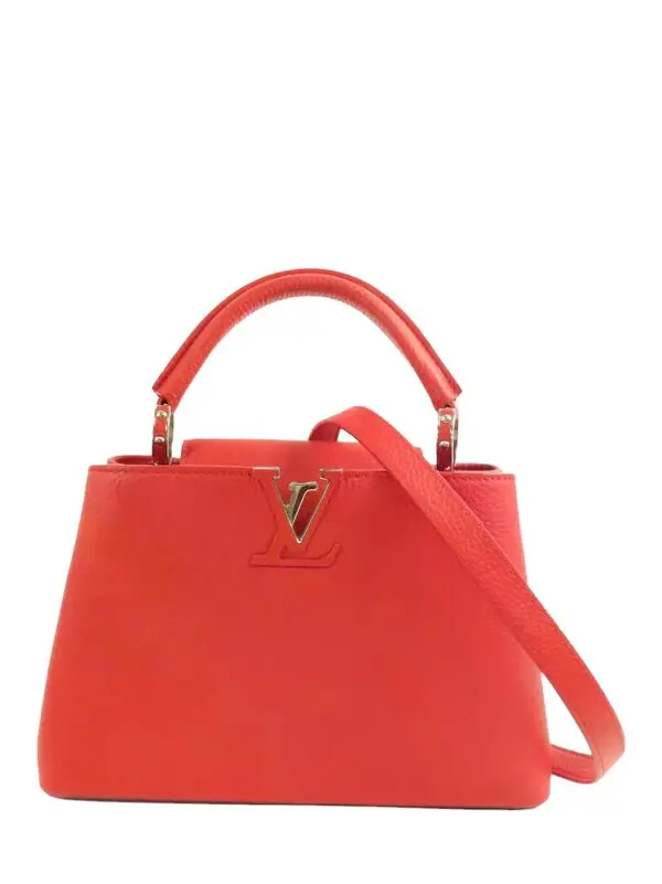 LOUIS VUITTON Capucines Bb Handbag - Red
