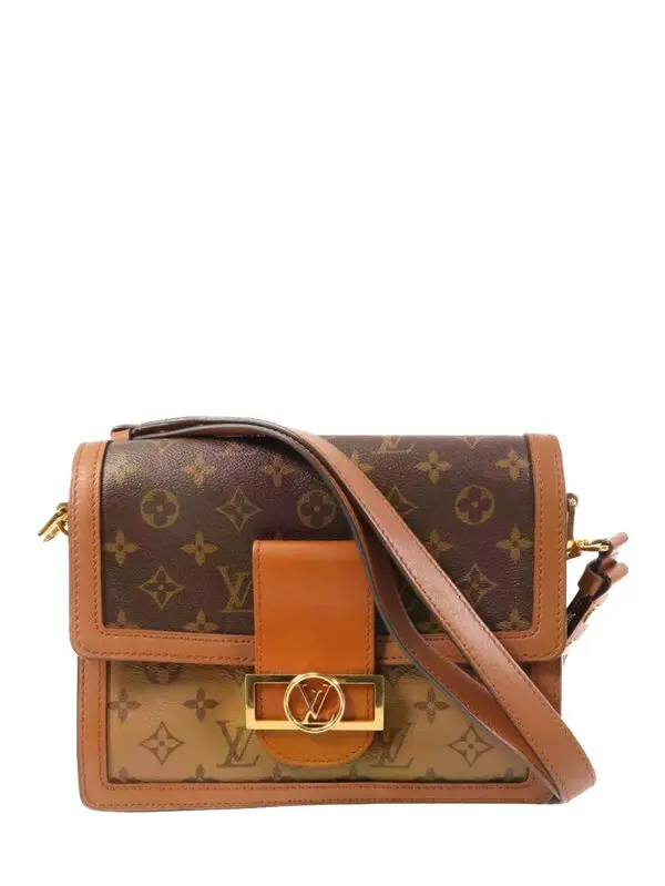 LOUIS VUITTON Dauphine Mm Monogram Reverse Tote Bag - Neutrals