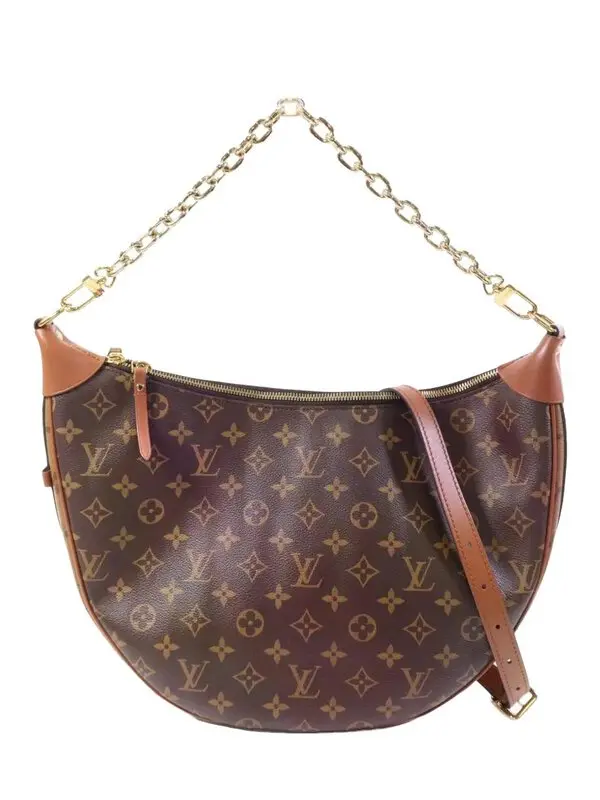 LOUIS VUITTON Loop Hobo Monogram Reverse Canvas Tote Bag - Brown