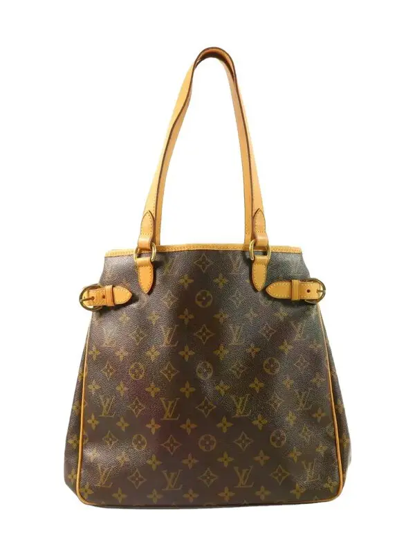 LOUIS VUITTON Monogram Canvas Batignolles Tote Bag - Brown