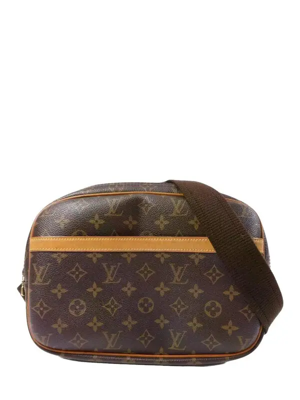 LOUIS VUITTON Monogram Reporter Pm Shoulder Bag - Brown