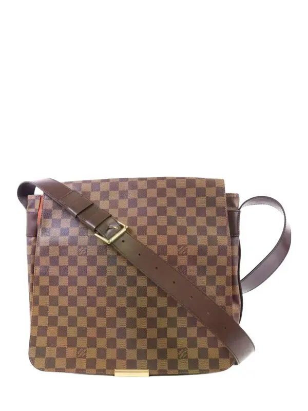 LOUIS VUITTON Damier Ebene Bastille Messenger Bag - Brown