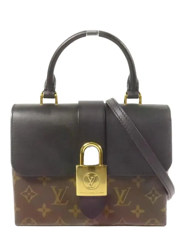 LOUIS VUITTON Locky Bb Monogram Tote Bag - Brown