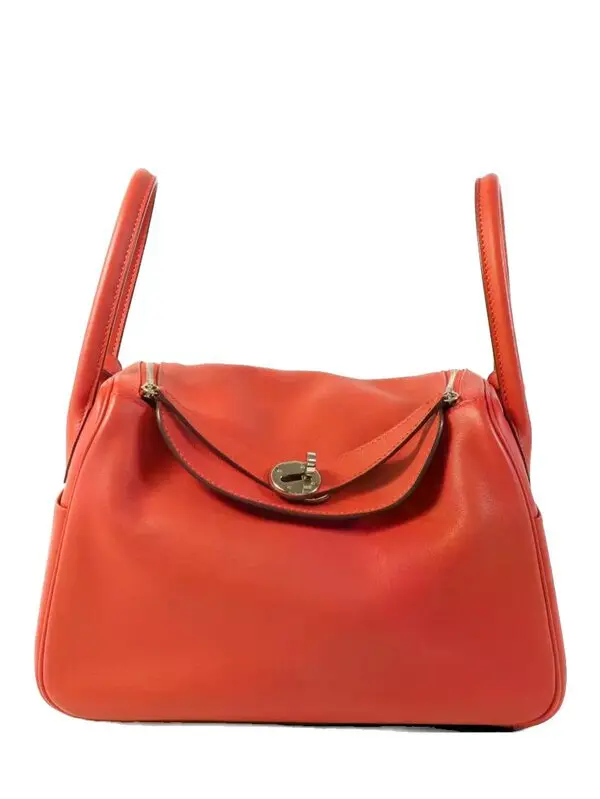 Hermès Lindy 26 Swift-leather Tote Bag - Red